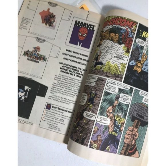 Frenz Toys Comic 433 Marvel 991 Eric Masterson Becomes New Thor Signed By Ron Frenz Poshmark